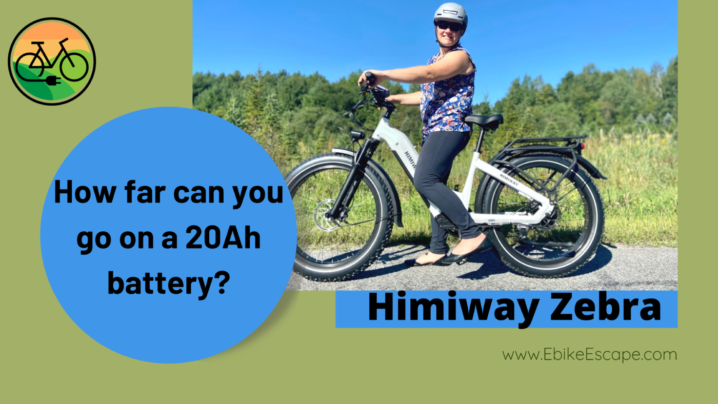 Himiway Zebra Real World Range Test: How Far Can You Go on a 20Ah ...