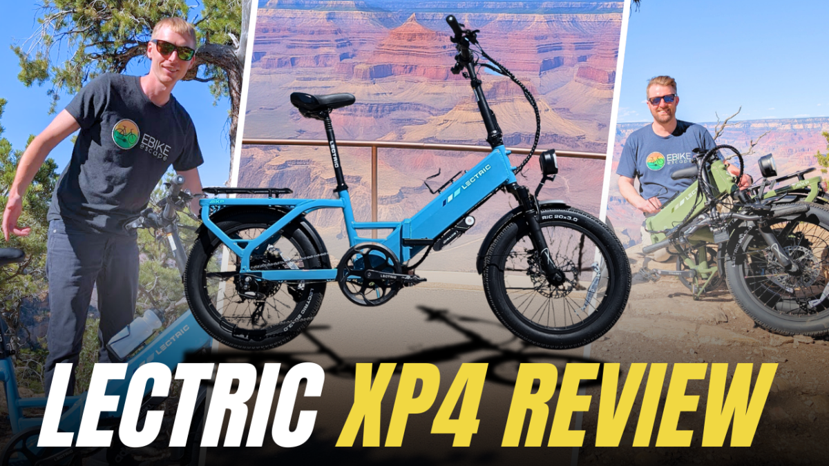 Lectric XP 4 750W Review: Best Selling Folding Ebike EVER Gets Even ...